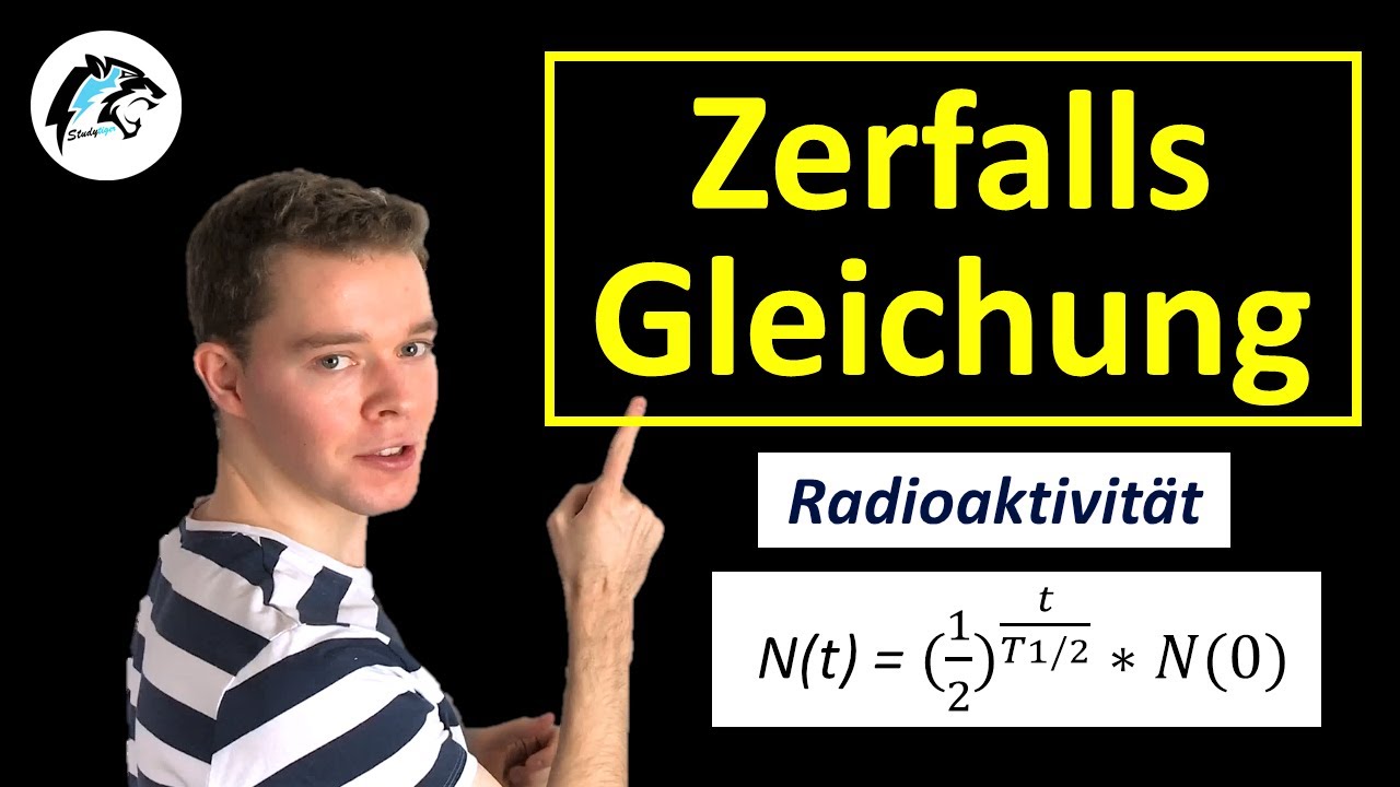 ZERFALLSGLEICHUNG (Radioaktiver Zerfall) + Aufgaben | Physik Tutorial ...