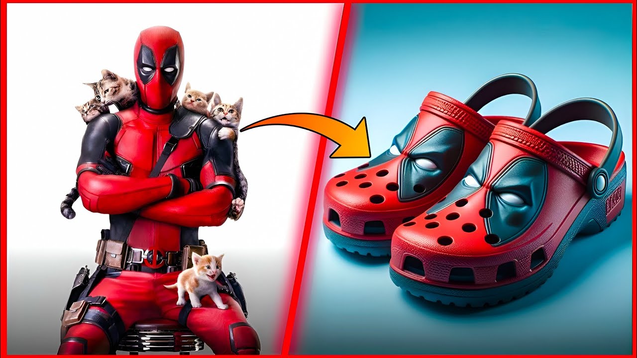 Superheroes as a Crocs Sandals 🔥|| All Characters #avengers #superhero ...