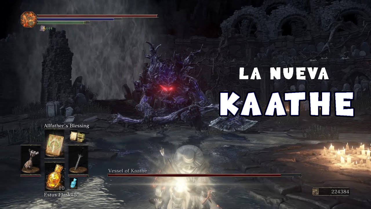 UN NUEVO JEFE CONOCIDO: La serpiente KATHEE | Dark Souls 3: Convergence ...
