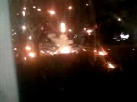 Elmo blows up on fire! - YouTube