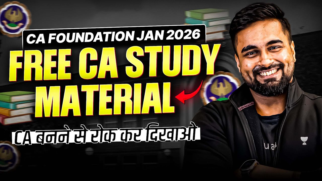 Get Access to FREE NOTES | CA Foundation Exams | CA CS Shantam Gupta ...