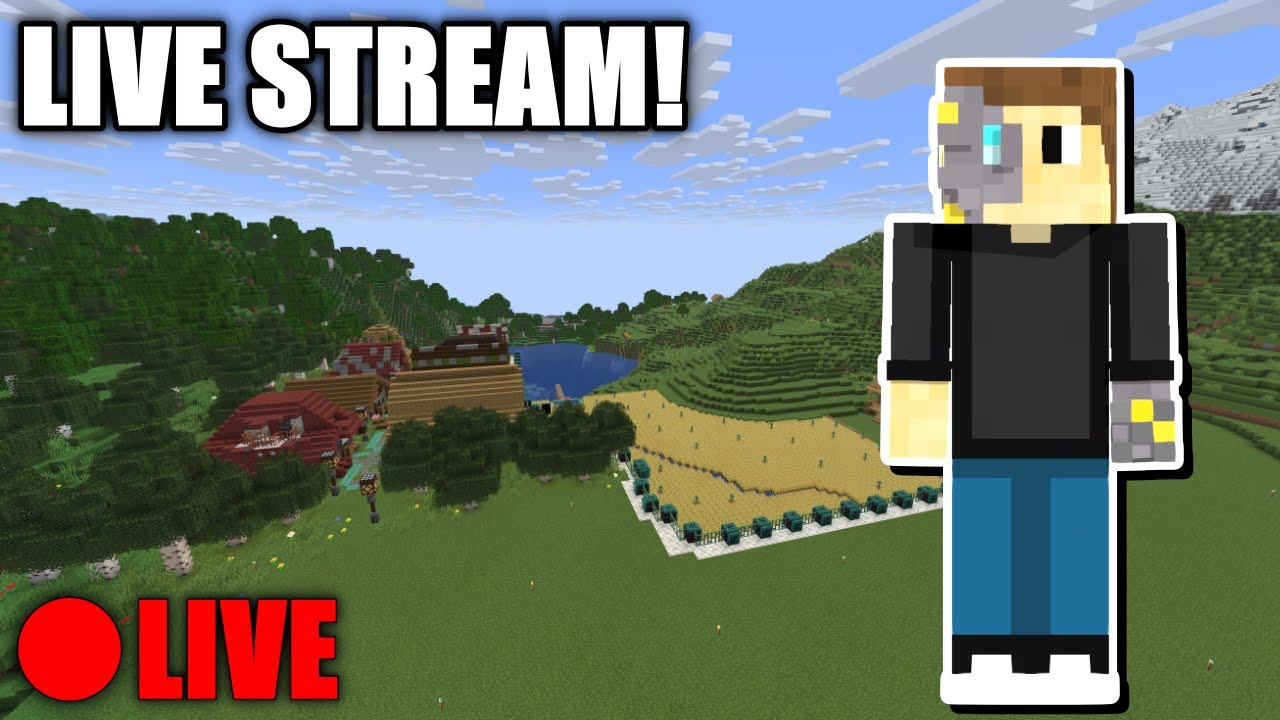 (LIVE) Progress To Be Made On My Singleplayer Forever Minecraft World ...