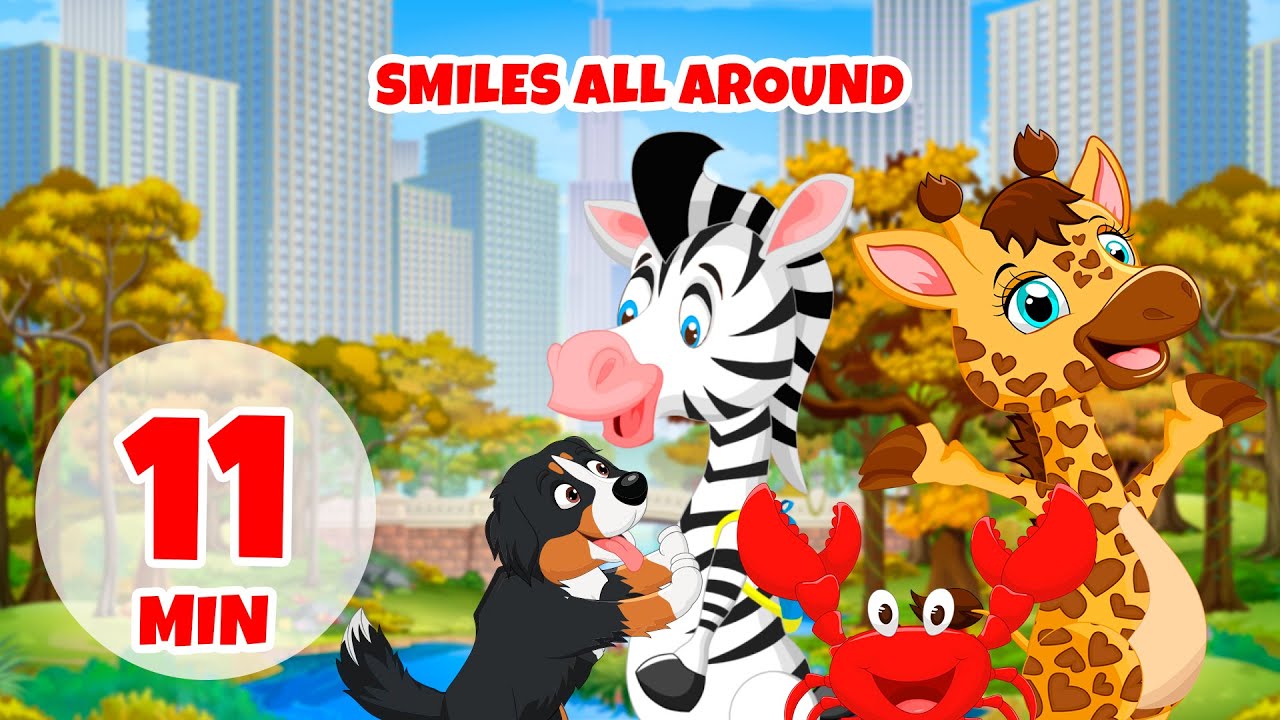 Smiles All Around - 11 min Giramille | Nursery Rhymes and Kids Songs ...