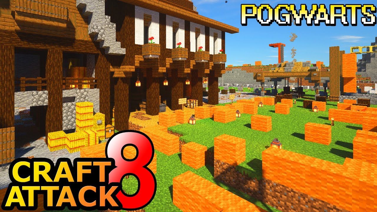 Wir planen ALLE Pogwarts Gebäude! - Minecraft Craft Attack 8 #154 - YouTube