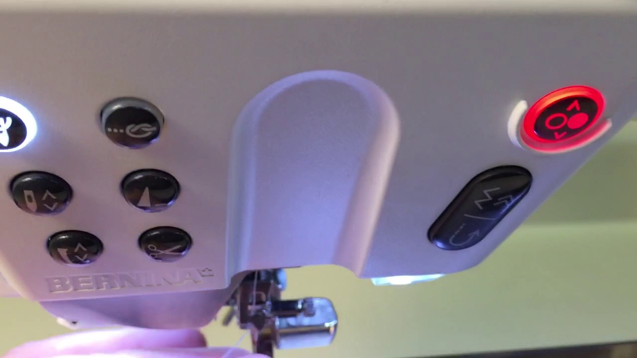 Bernina 820 830 Threading and needle threader - YouTube