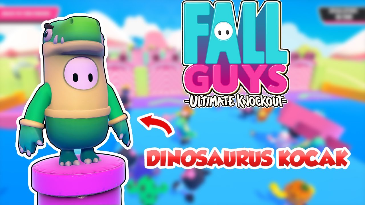 PERJUANGAN KOCAK DINO & STRESMEN MELAWAN DUNIA !! - FALL GUY - YouTube
