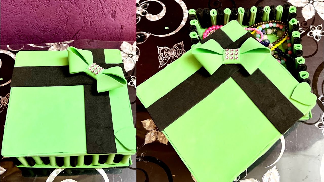 How to Make Beautiful Jewellery Box From Foam Sheet/Diy Foam Sheet ...