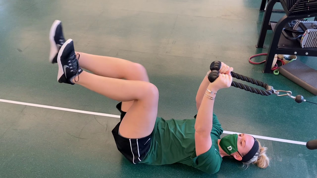 Cable Deadbug - YouTube