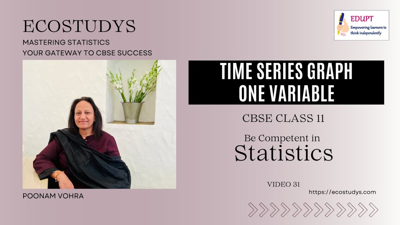 Time Series Graph -One Variable 5.5 min in Statistics for CBSE Exam ...