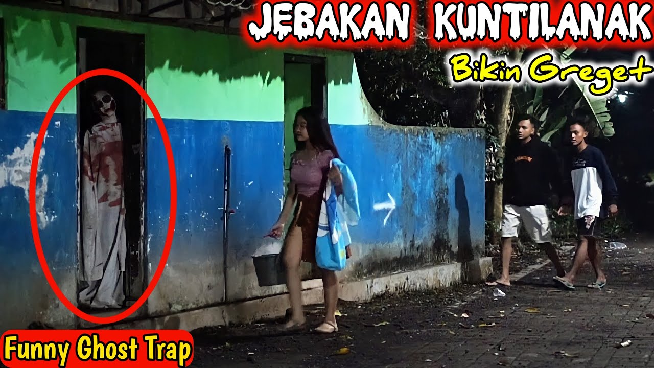 Jebakan Kuntilanak Paling Greget || Prank Terbaru Lucu Ngakak || Most ...
