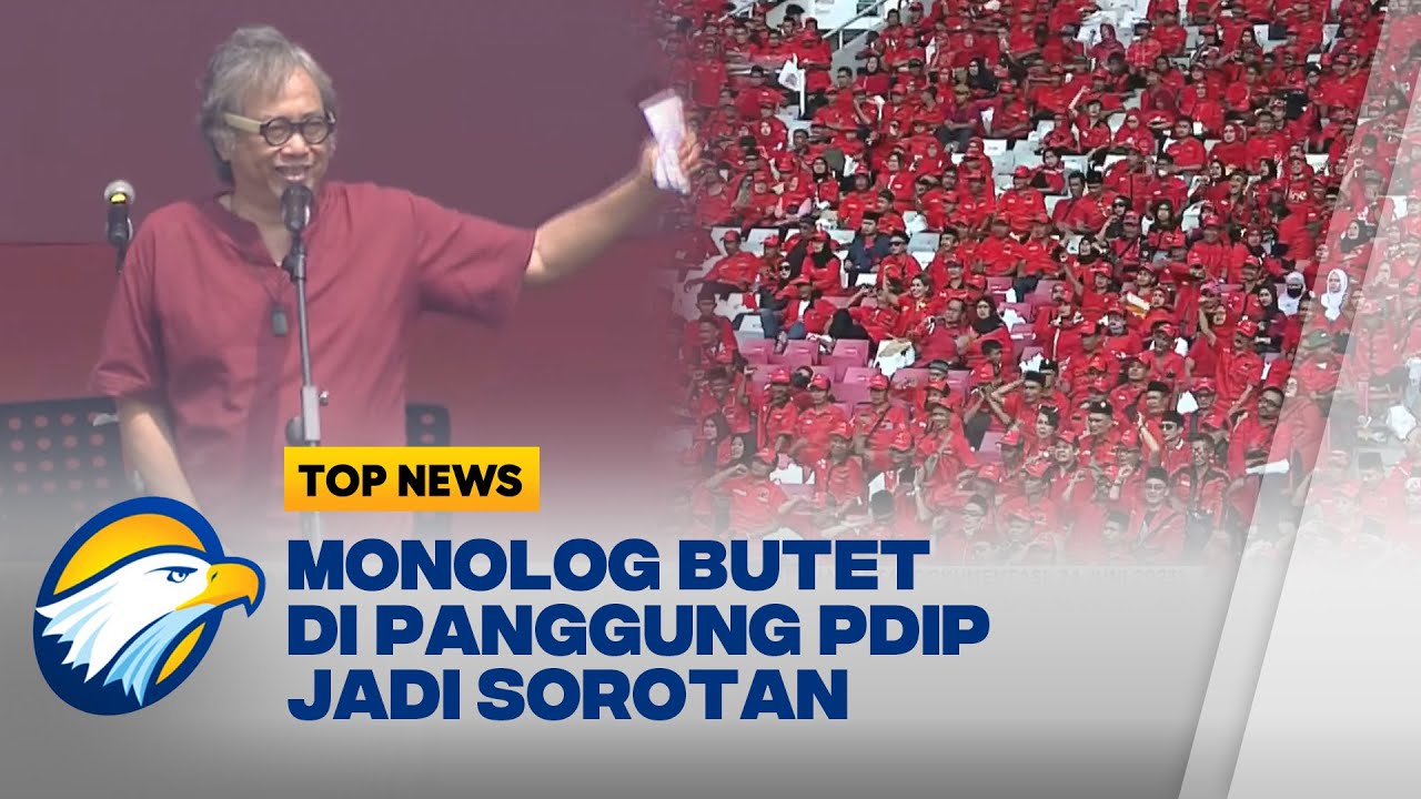 Monolog Butet di Panggung PDIP Tuai Polemik - YouTube