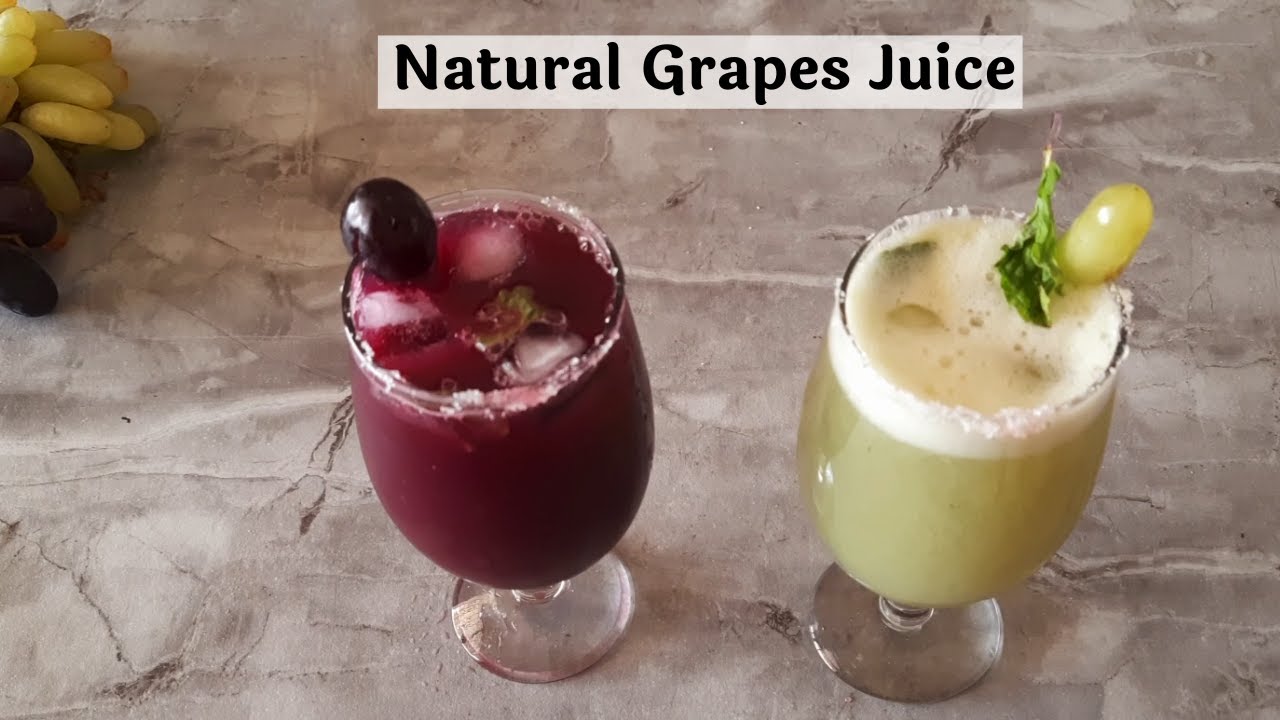 Instant Natural Grapes Juice Recipe | Summer Refreshing Grapes Juice ...