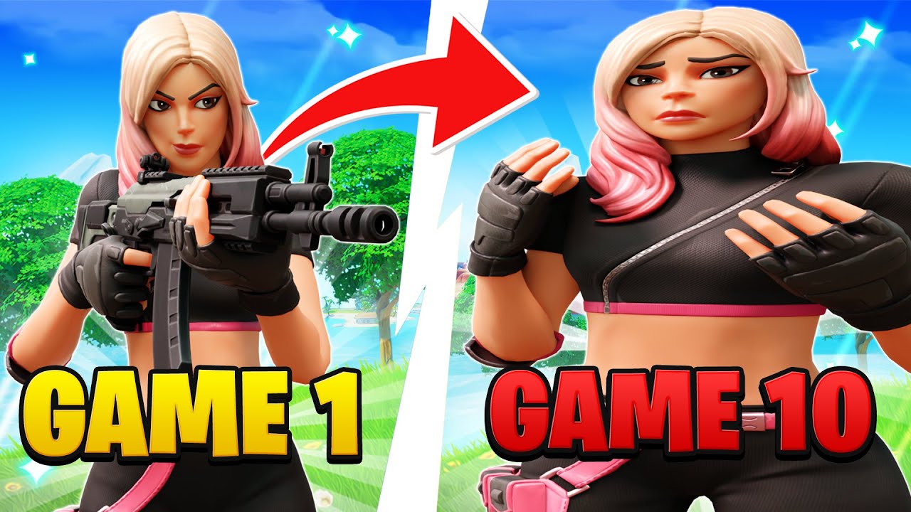 Fortnite, But Every Death My Screen Gets More Stretched... - YouTube