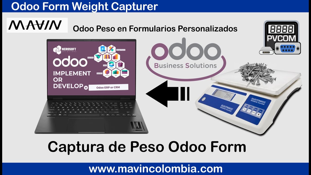 Odoo Formulario para Registrar Peso de Basculas - YouTube
