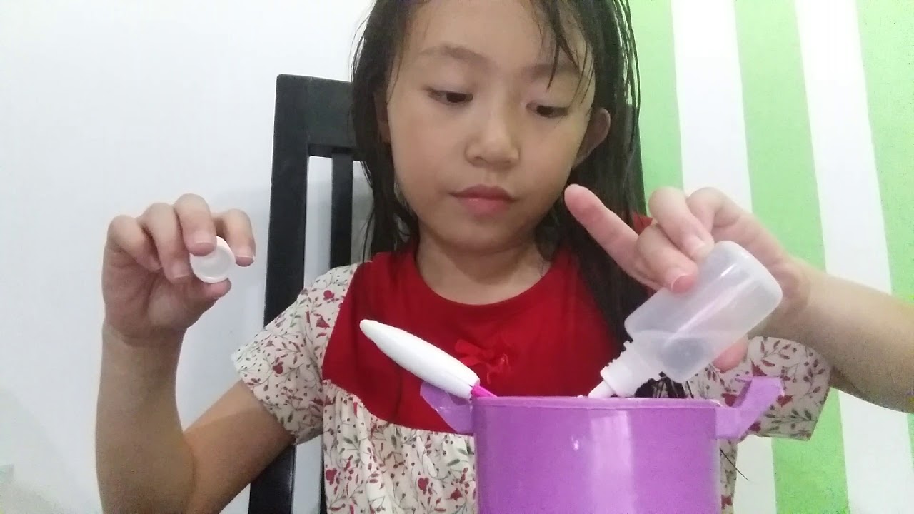 Cara membuat slime dengan lem fox - YouTube