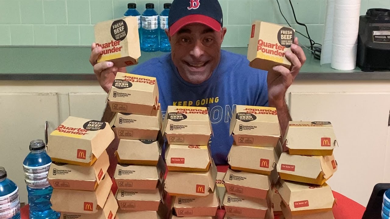 30 Quarter Pounder Burger With Cheese McDonald’s Challenge|30 in 30 ...