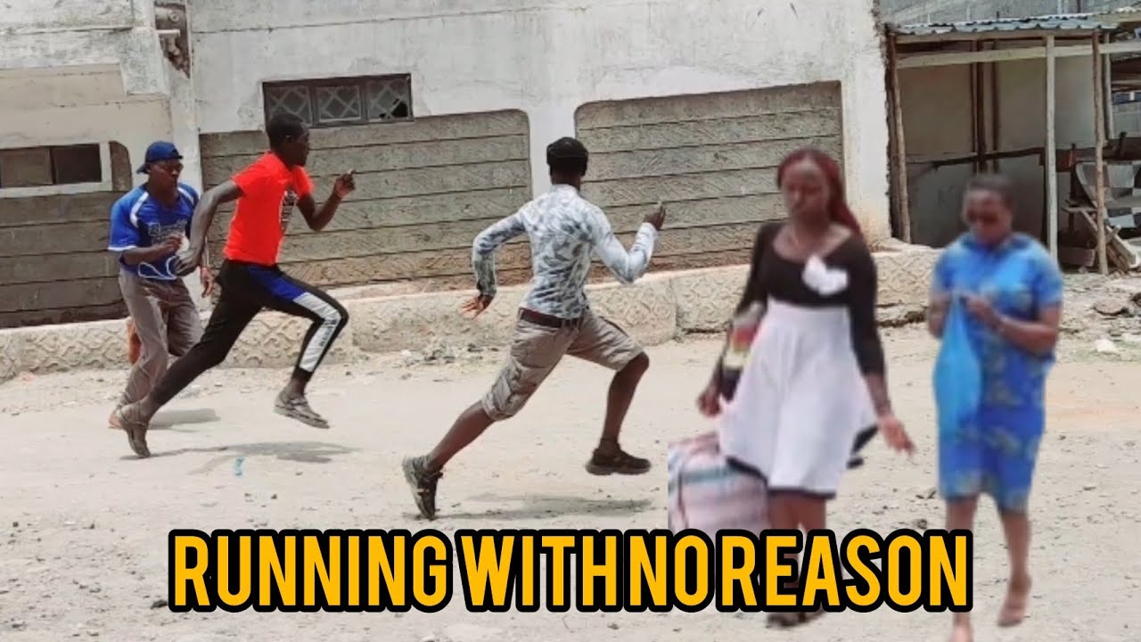 PRANK RUNNING WITH NO REASON - YouTube