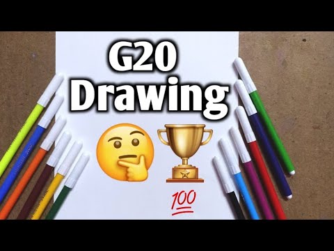 G20 drawing/g20 india poster/g20 drawing easy/g20 drawing poster - YouTube