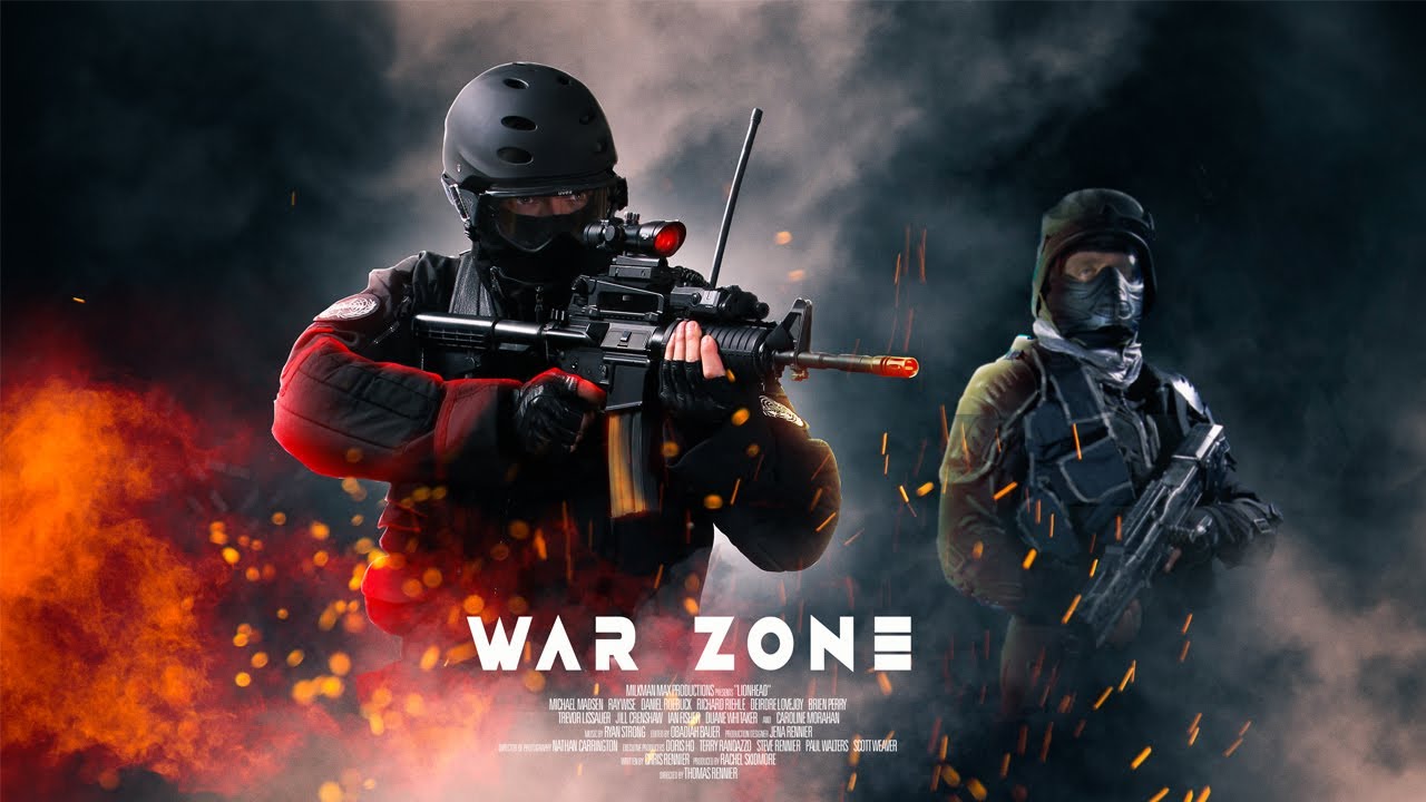 War Zone Video Game Poster Photoshop Manipulation Tutorial - YouTube