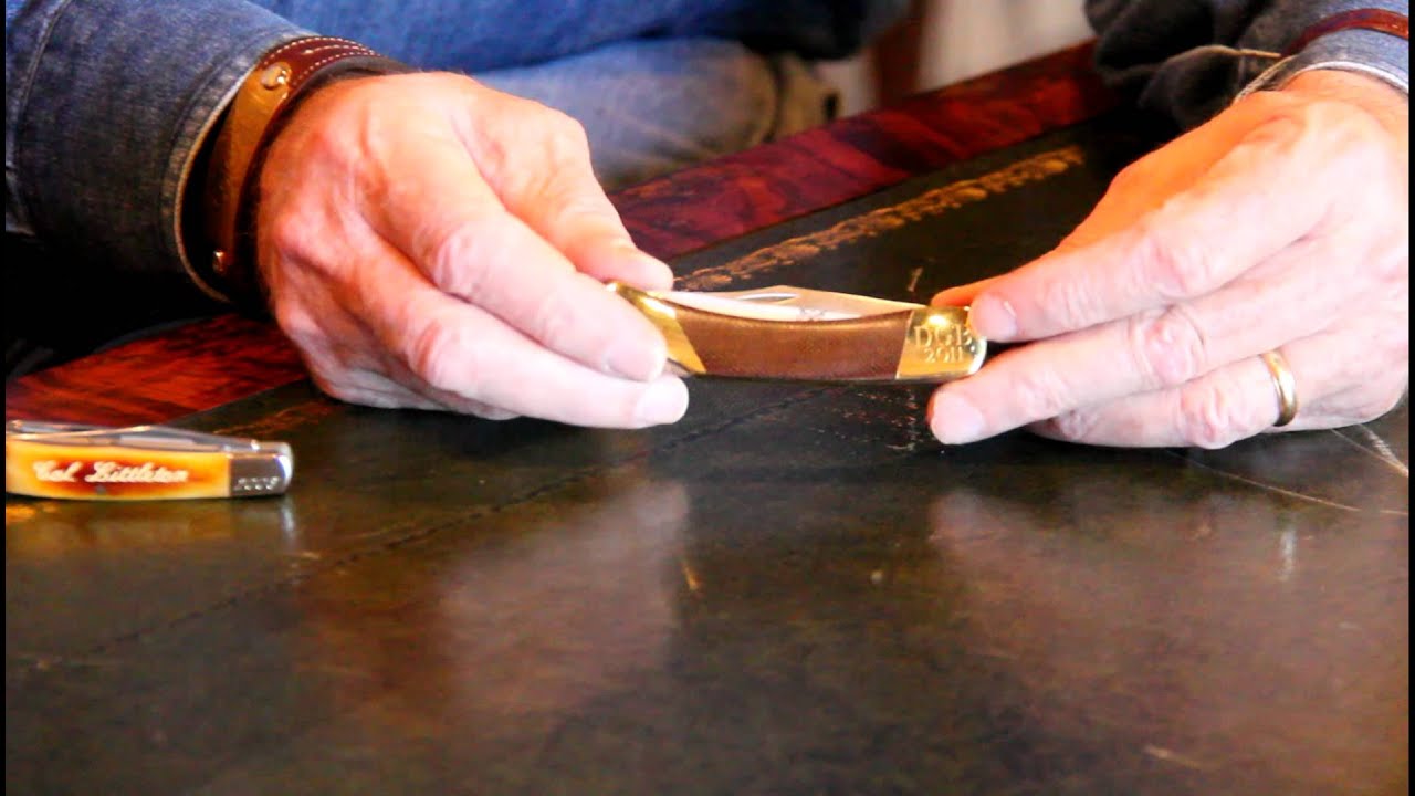 Col. Littleton Knife Personalization - YouTube