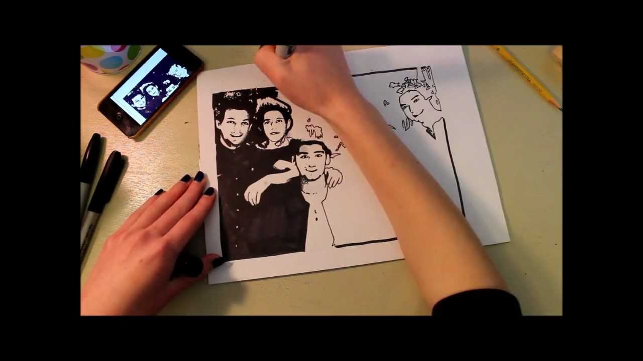 Pop Art Tutorial/Speed Drawing - YouTube