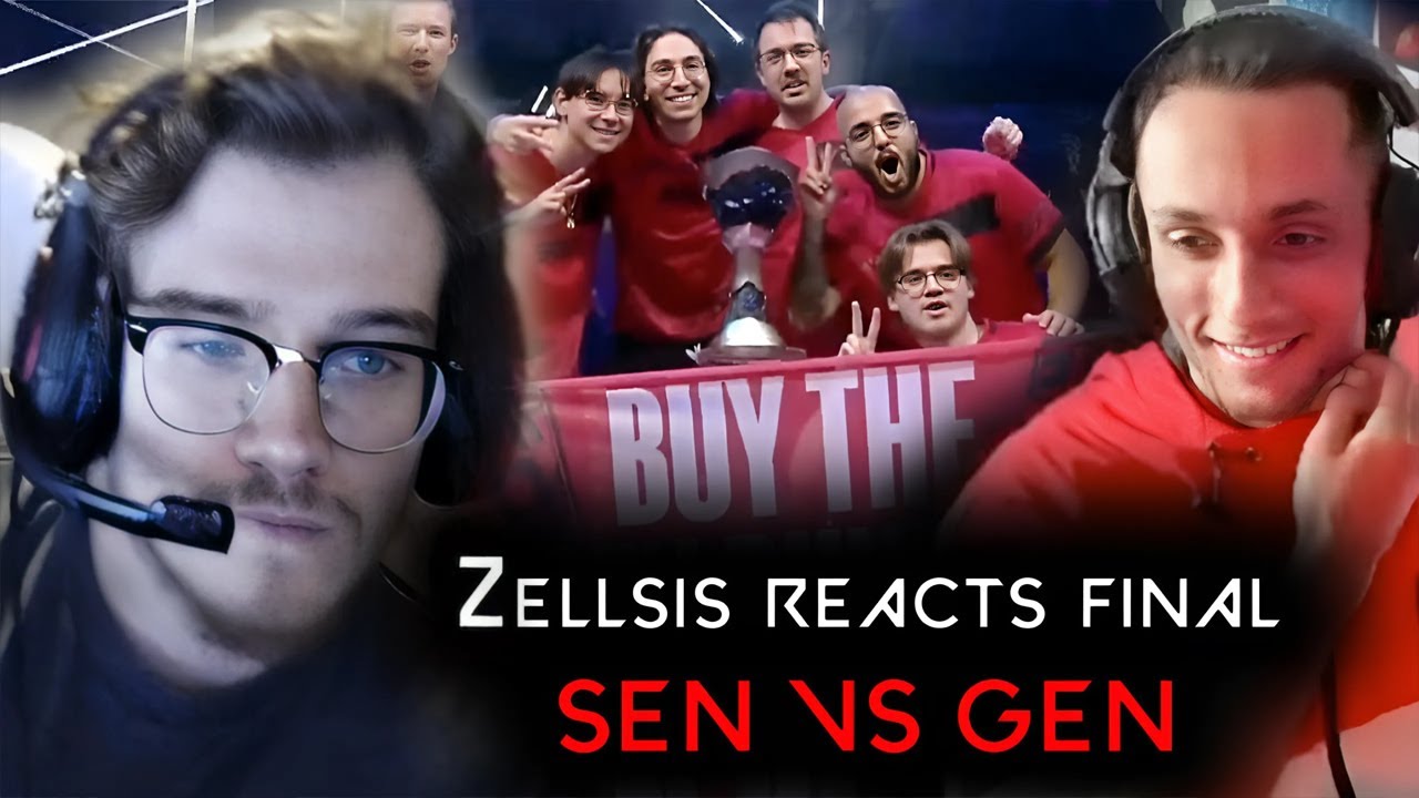 Zellsis reacts FNS s0m Tarik comments SEN VS GEN | FINAL | GAME 5 ...