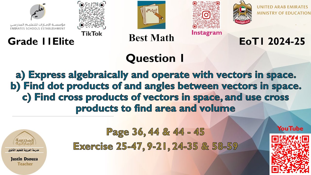 Operations on vectors and to find the area and volume using vectors ...