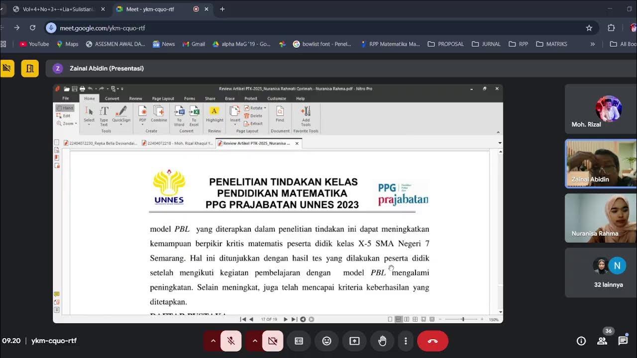 Workshop PTK MAT B PPG Gel. 2 UNISMA - YouTube
