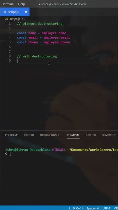 Don’t do this in JavaScript — Do this instead Destructuring in JavaScript #programming #coding # ...
