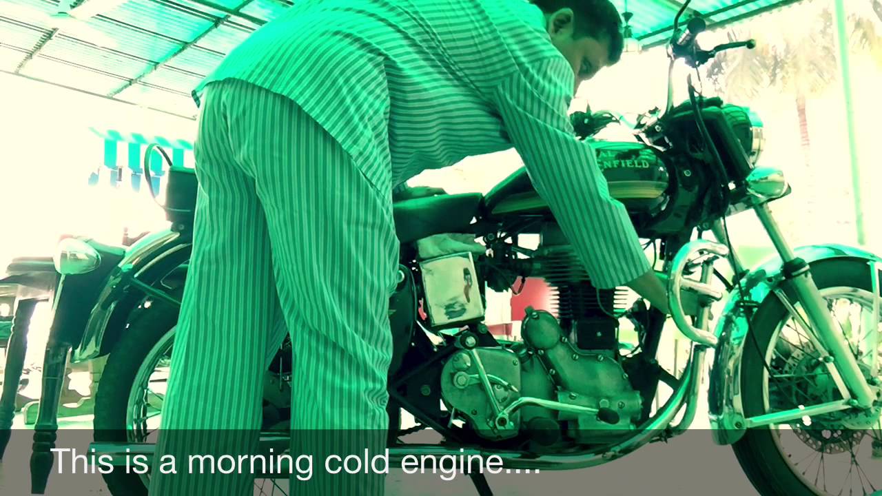 How to kick start a RE CI Bullet with CDI - YouTube