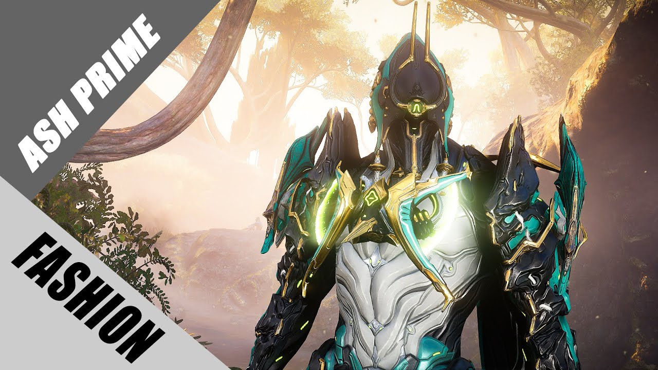 Warframe | Fashion Frame | Ash Prime : Solitary Guardian - YouTube