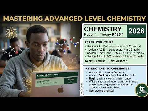 Mastering A-Level Chemistry P425/1 Theory | NCDC 2026 Strategy