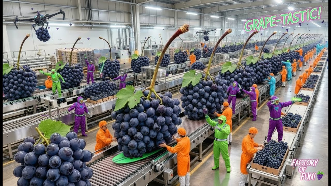 What's REALLY Going On Inside Grape Syrup Manufacturing Plants? - YouTube