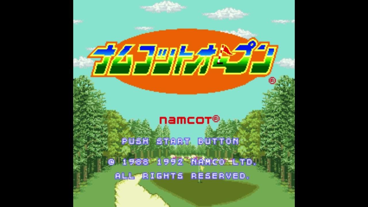 Title Screen - Namco Open (SFC) - YouTube