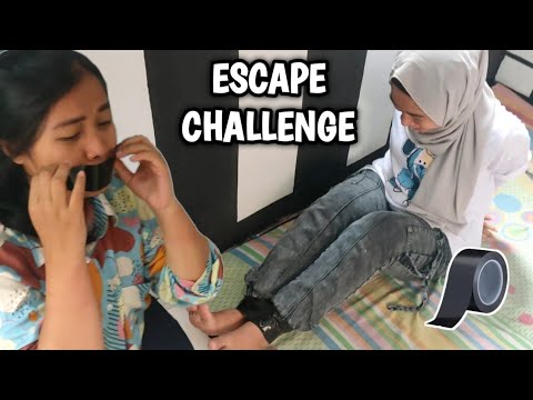 DIIKAT PAKE LAKBAN - ESCAPE CHALLENGE - YouTube