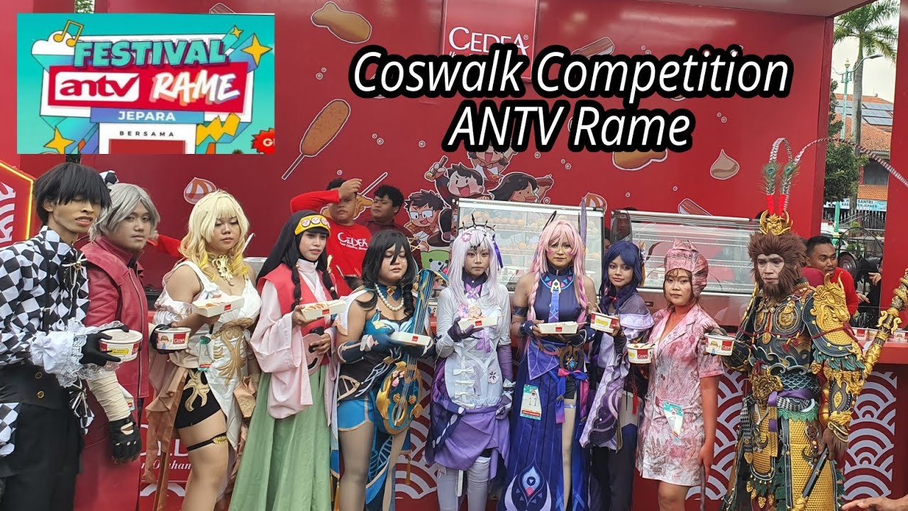 COSPLAY COSWALK COMPETITION DI EVENT FESTIVAL ANTV RAME KOTA JEPARA ...