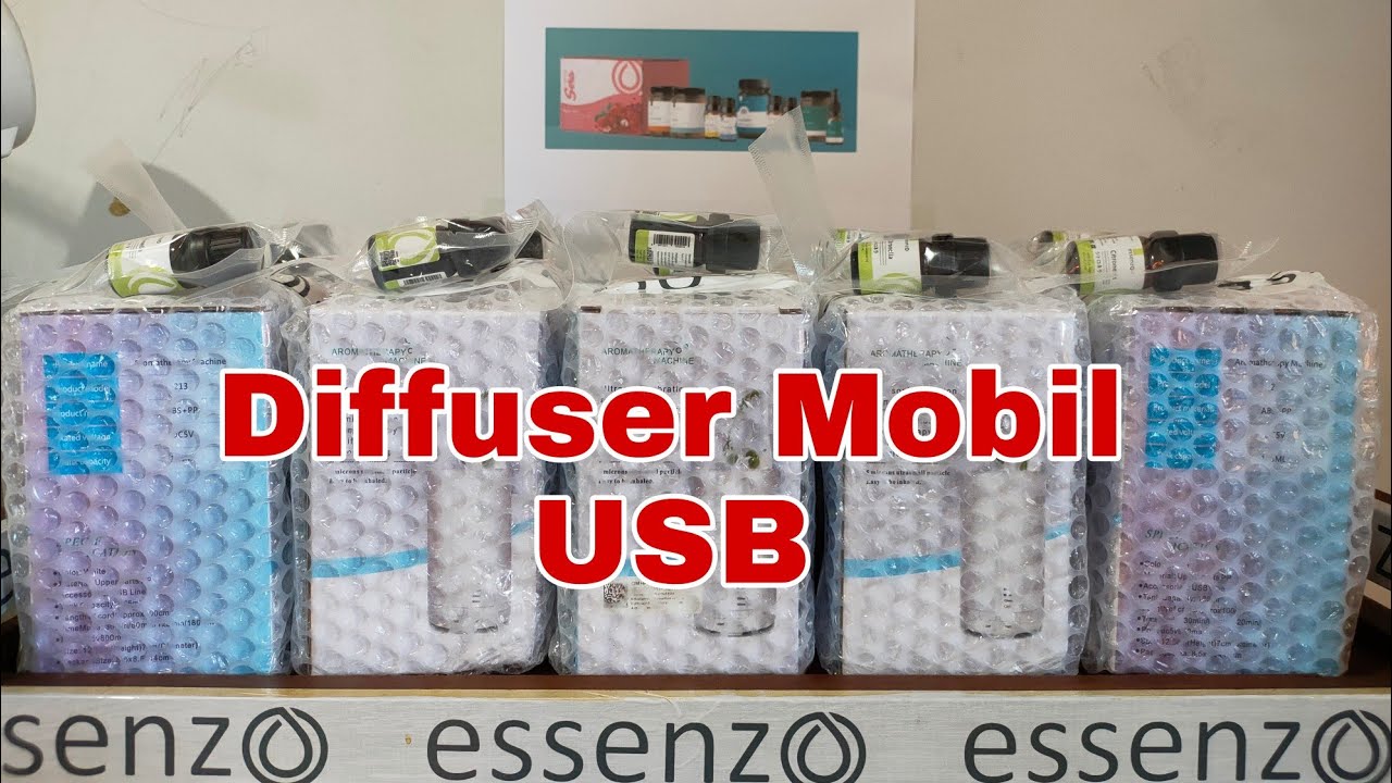 Essenzo Small Diffuser Mobil kapasitas 125mL l Ganti Pengharum Mobil ...