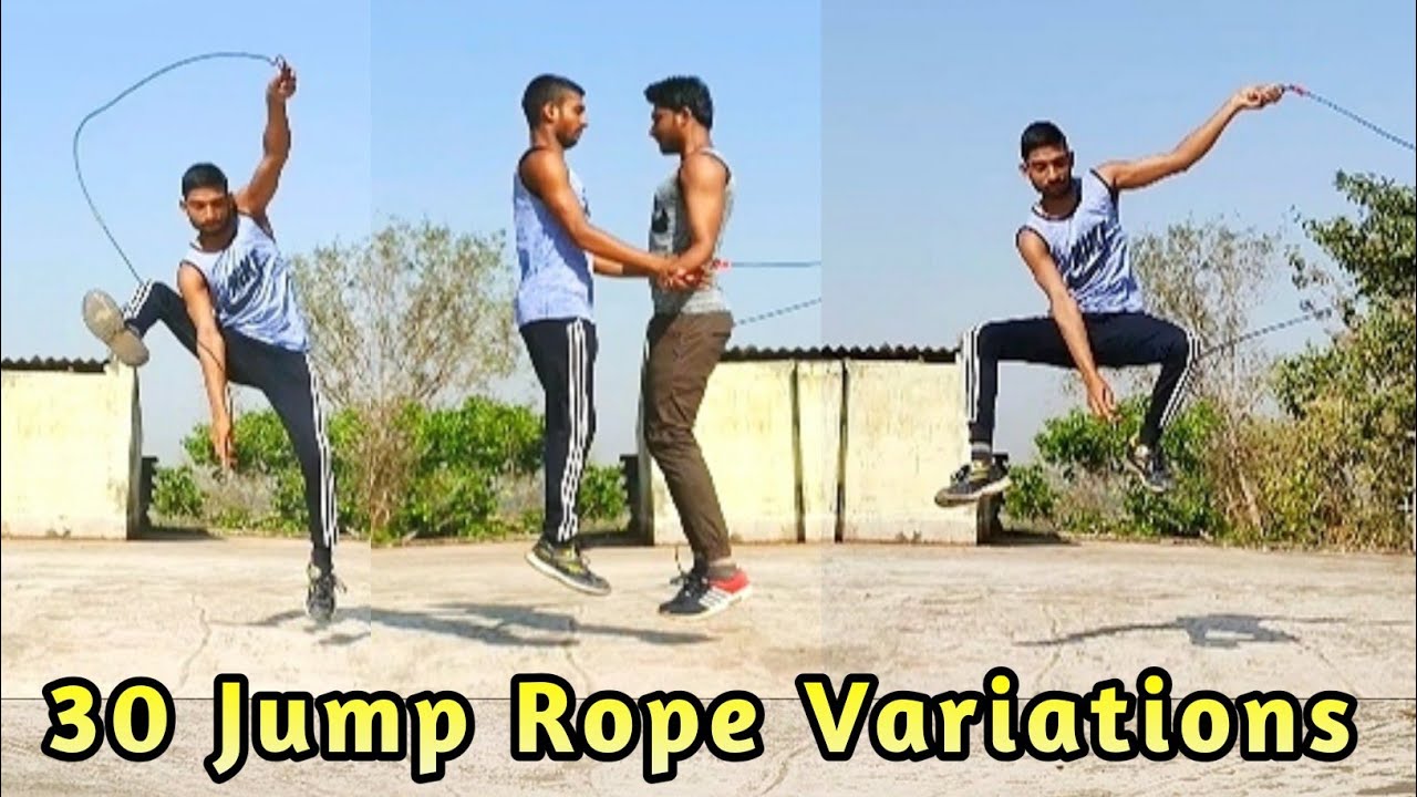 30 Jump Rope Exercise || Skipping Variations - YouTube
