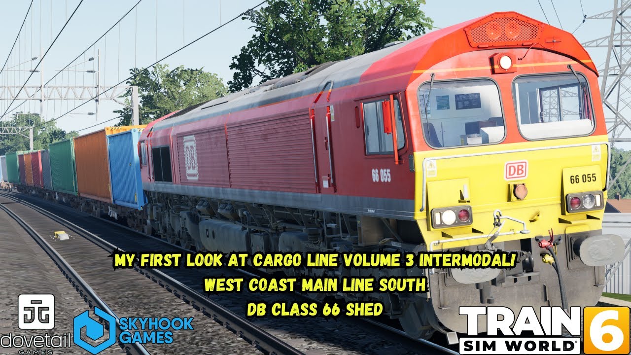 My First Look At Skyhook's Cargo Line Volume 3 Intermodal! | WCML South ...