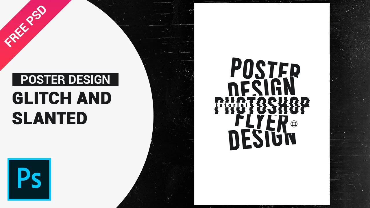 How To Create A Glitch And Slanted Typography Tutorial Photoshop CC how-to-create-a-glitch-and-slanted-typography-tutorial-photoshop-cc