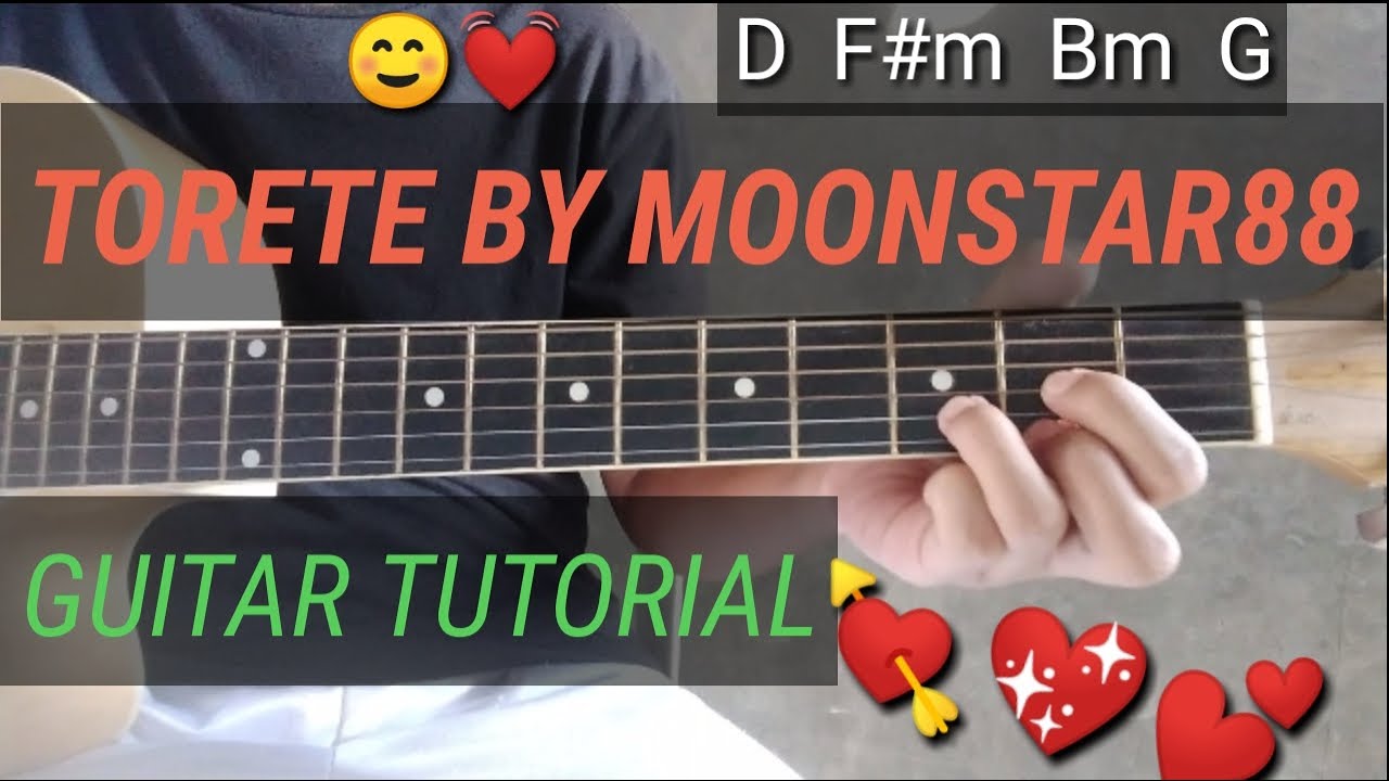 Torete (MOONSTAR88) - Guitar Tutorial | 4 CHORDS ONLY - YouTube
