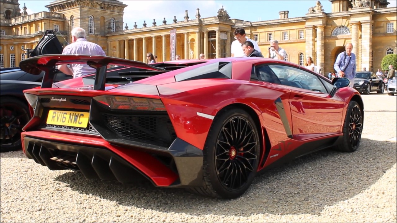 Blenheim Palace Cars at the Palace - Salon Privé Cars and Coffee - YouTube