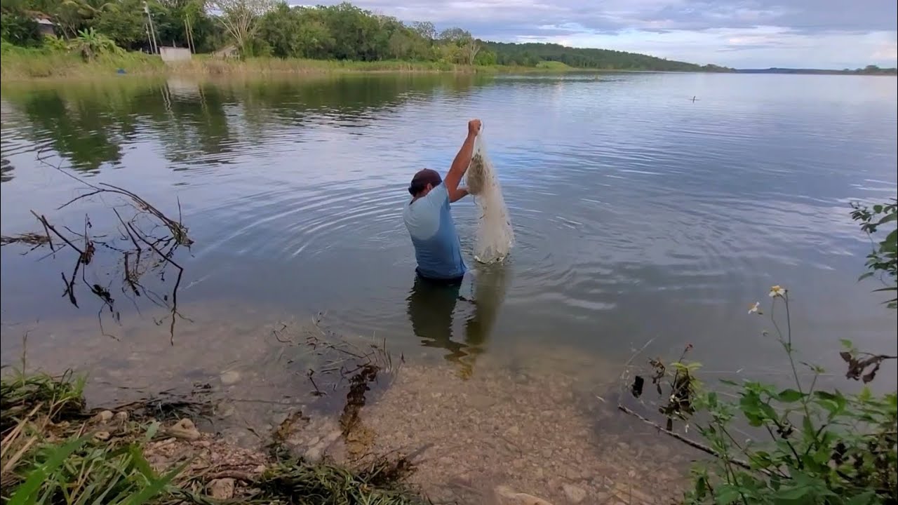 Tarde de pesca con atarraya que termino de esta manera - YouTube