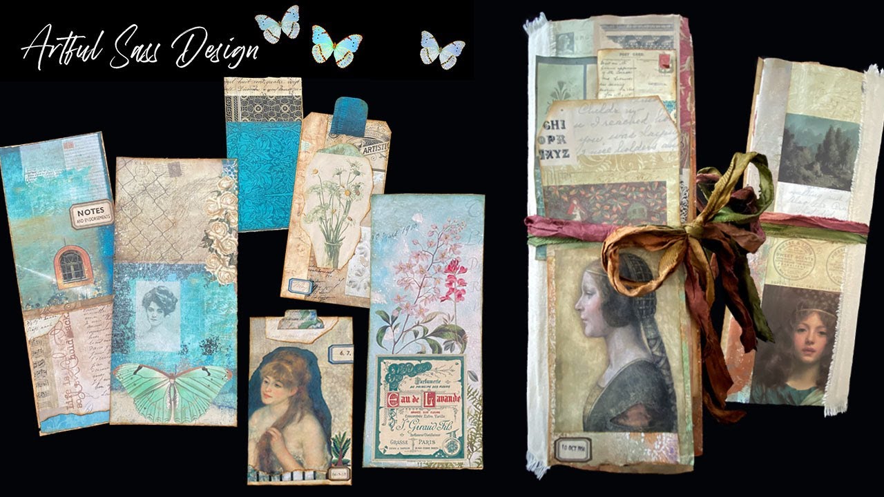 Collage Journal - Landscape and Portrait Digital Papers - YouTube