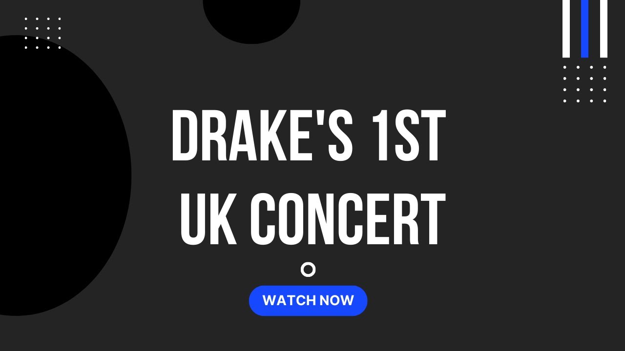*EXCLUSIVE* Drake First Show In London - YouTube