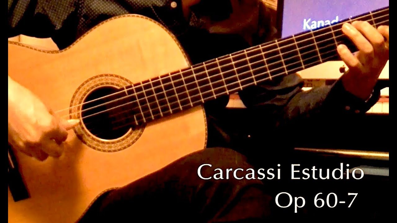 Carcassi Estudio Op60-7 / カルカッシ 25のエチュード 作品60-7 - YouTube
