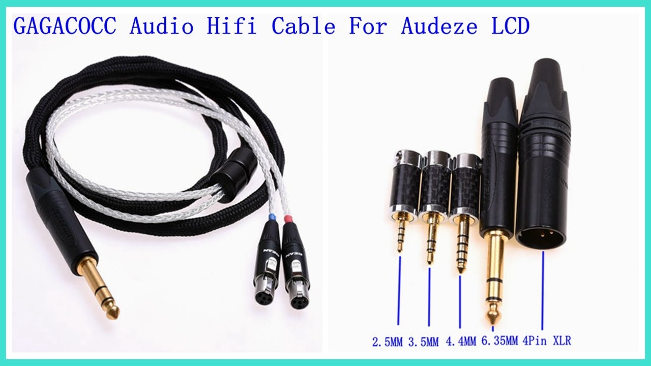 How to custom hifi cable for Audeze LCD - YouTube