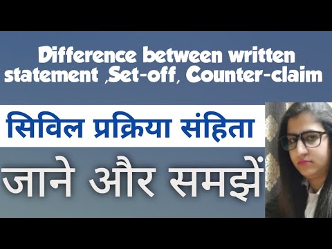 CPC ORDER 8 ALL RULES | PART 2 RELATED TO WRITTEN STATEMENT, SET OFF ...