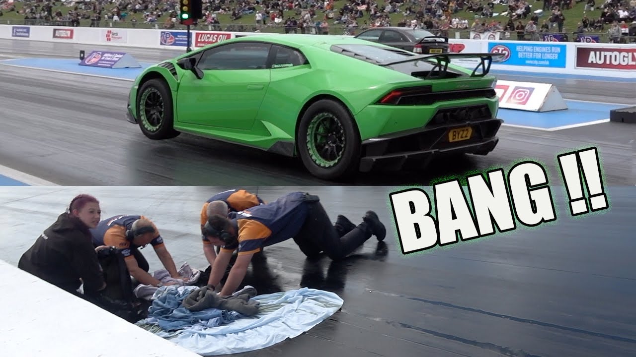1400BHP LAMBORGHINI HURACAN BREAKS ON LAUNCH - YouTube