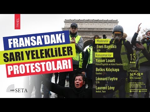 Panel: Fransa’daki Sarı Yelekliler Protestoları